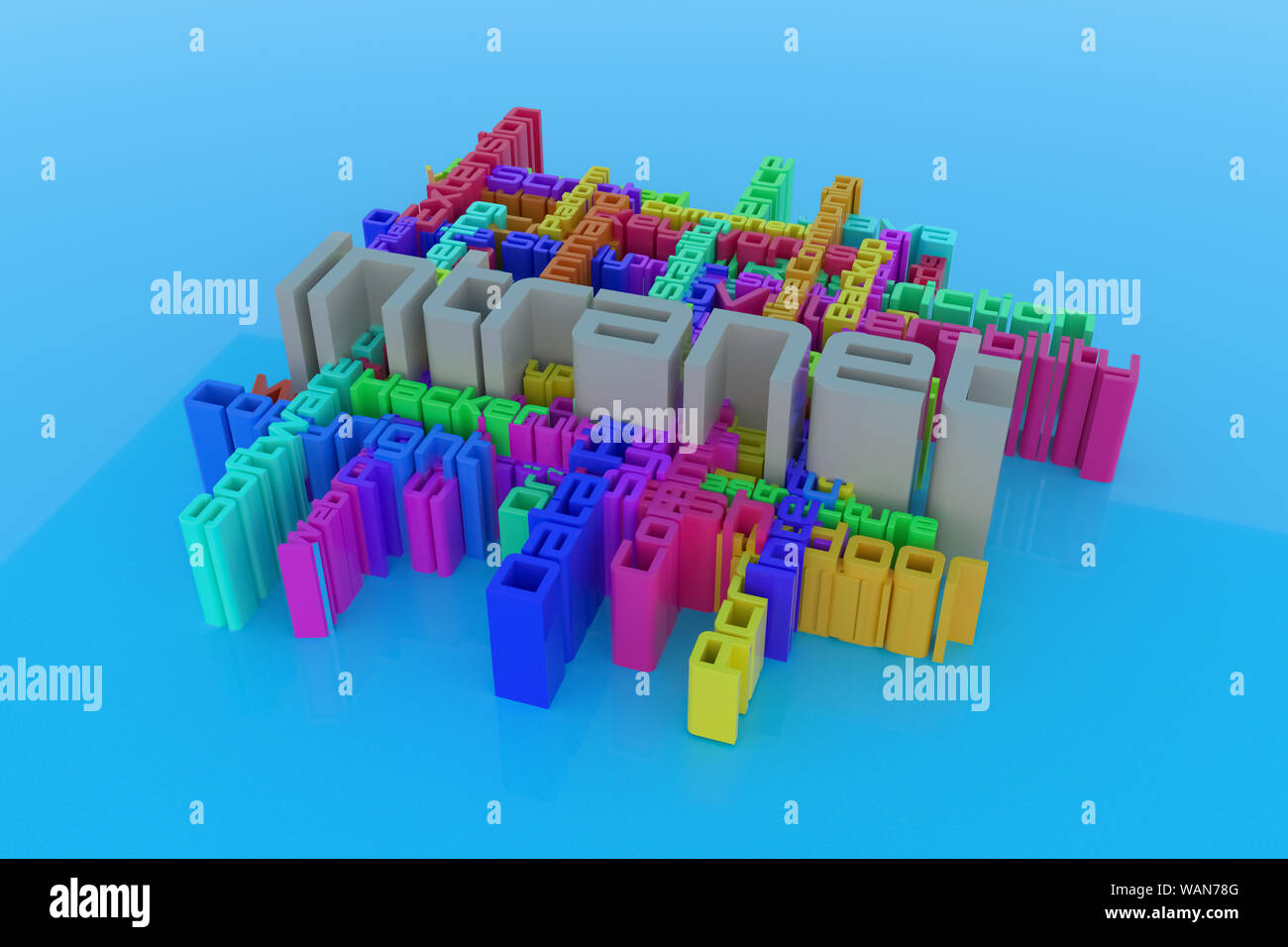 Intranet, ICT, information technology keyword words cloud. For web page ...