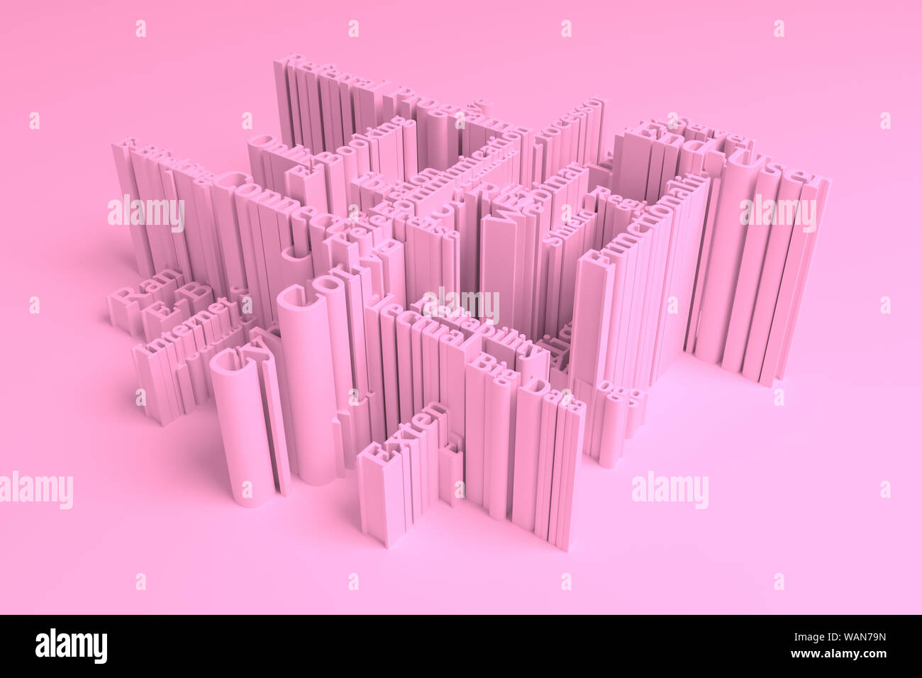 ICT, information technology keyword words cloud. For web page or design ...