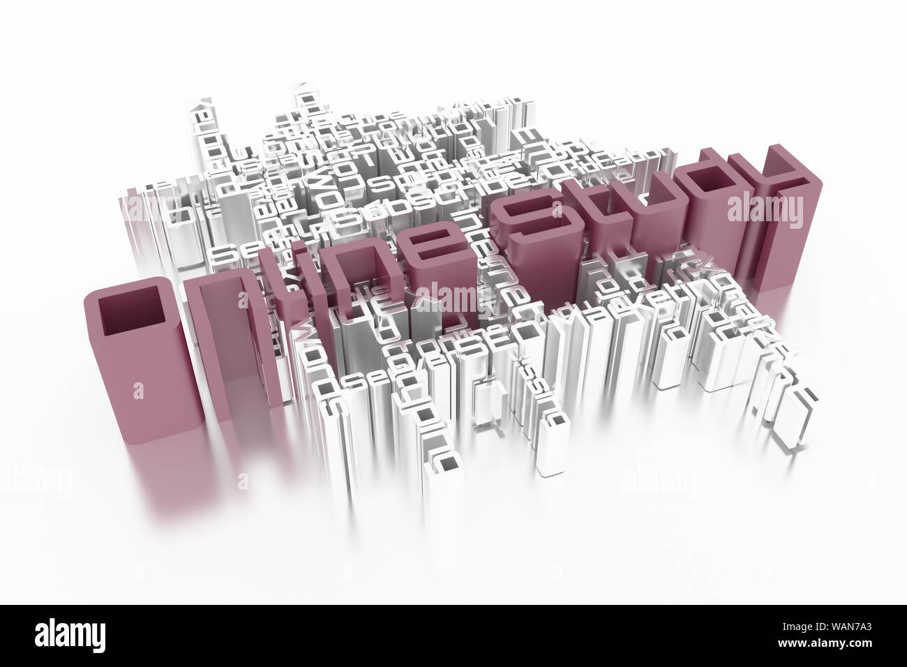 Online Study, ICT, information technology keyword words cloud. For web ...