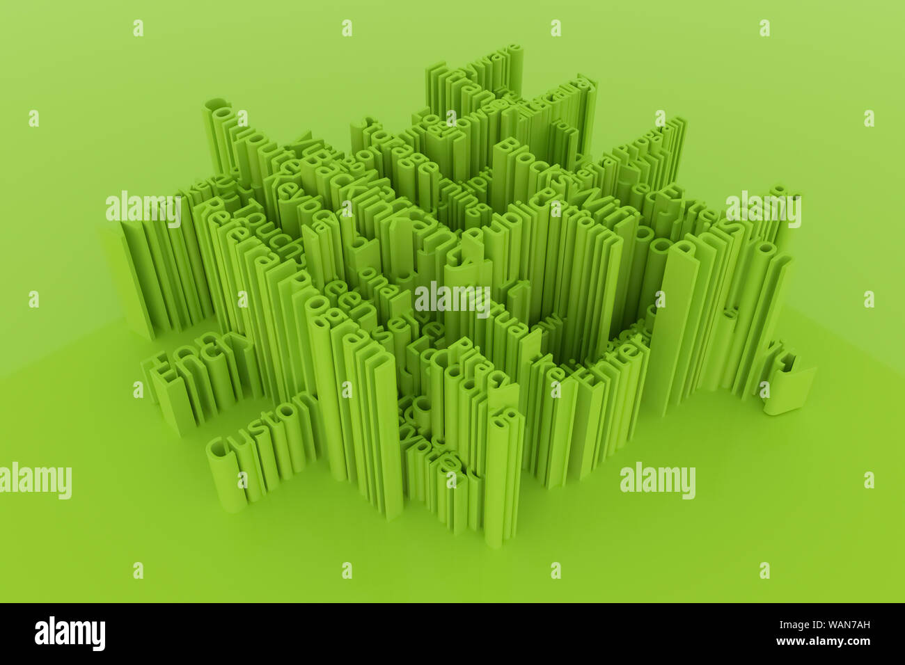 ICT, information technology keyword words cloud. For web page or design ...