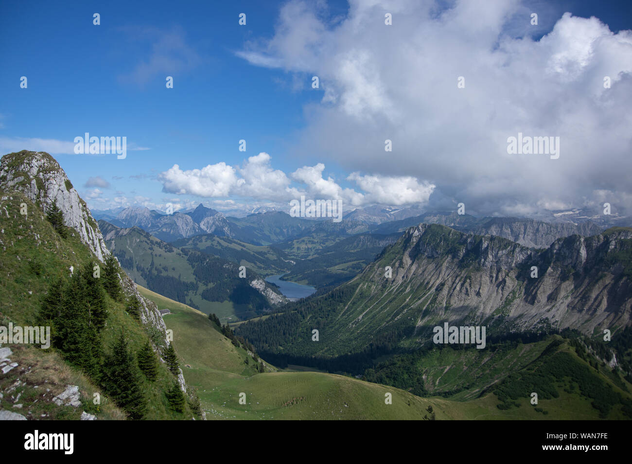 A view of the Bernese Alps in Switzerland Stock Photo - Alamy