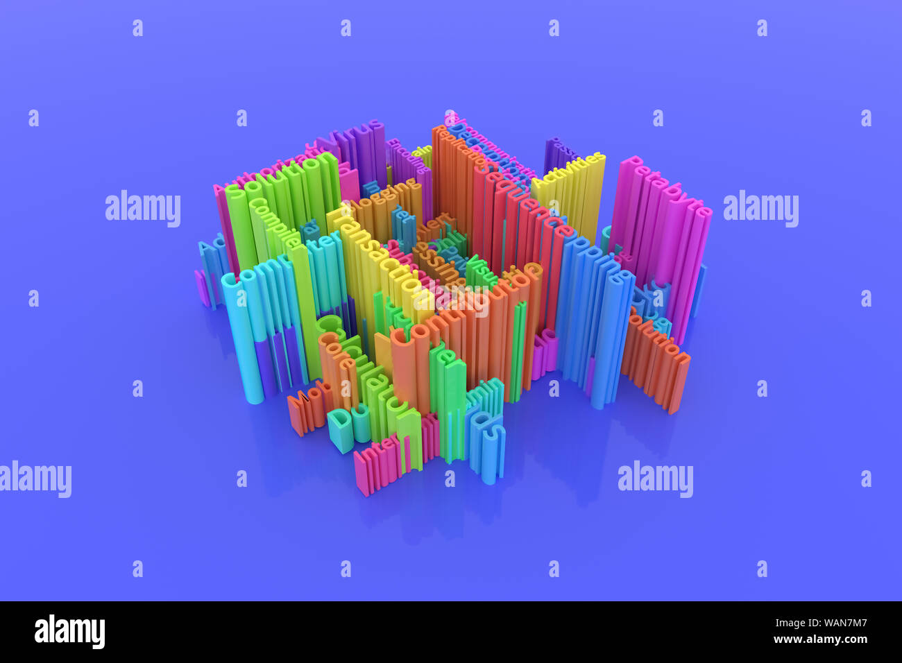 ICT, information technology keyword words cloud. For web page or design ...