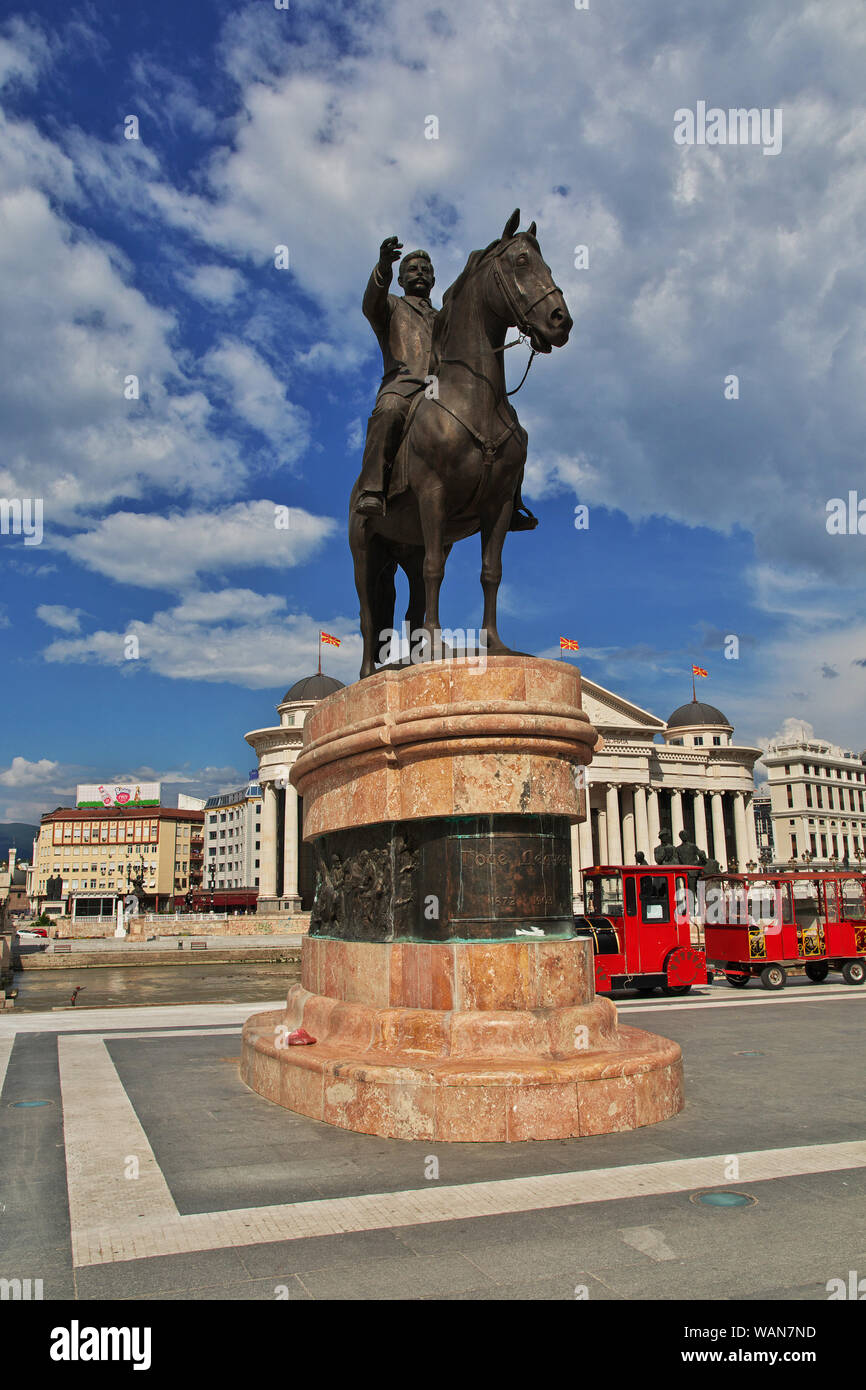 Skopje the capital of Macedonia, Balkans Stock Photo - Alamy
