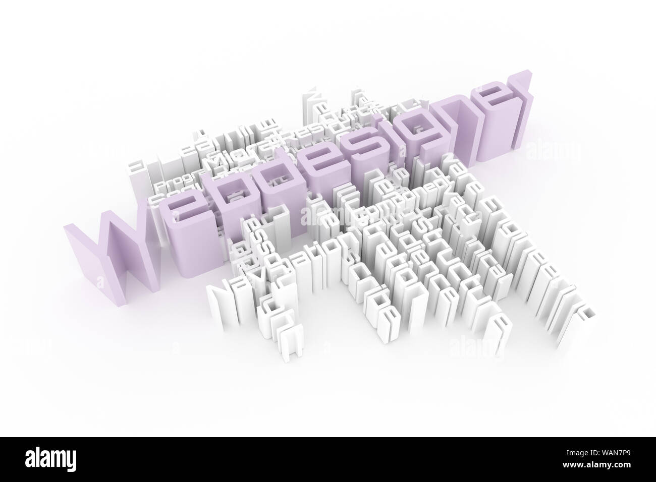 Webdesigner, ICT, information technology keyword words cloud. For web ...