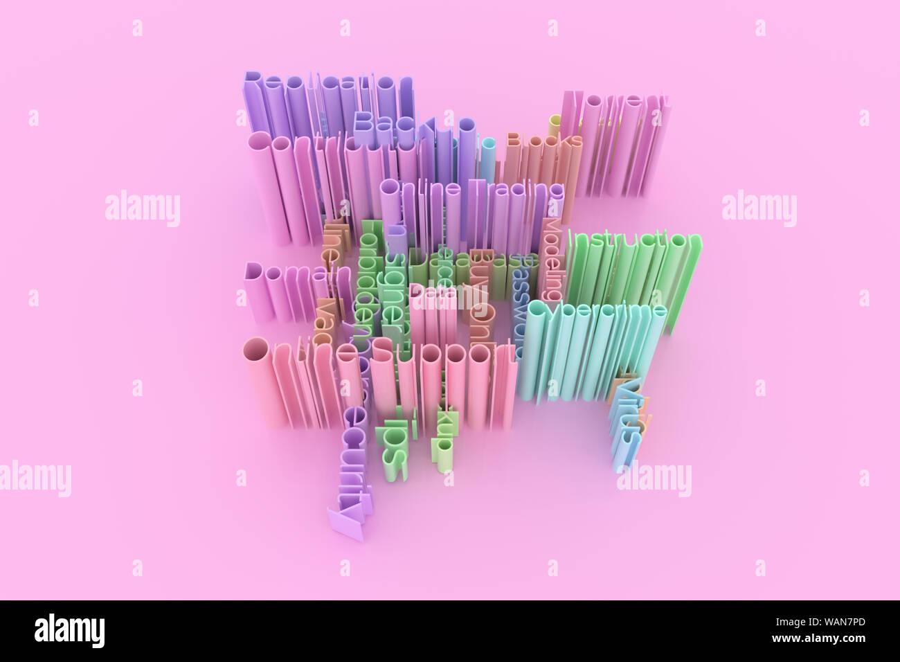 ICT, information technology keyword words cloud. For web page or design ...