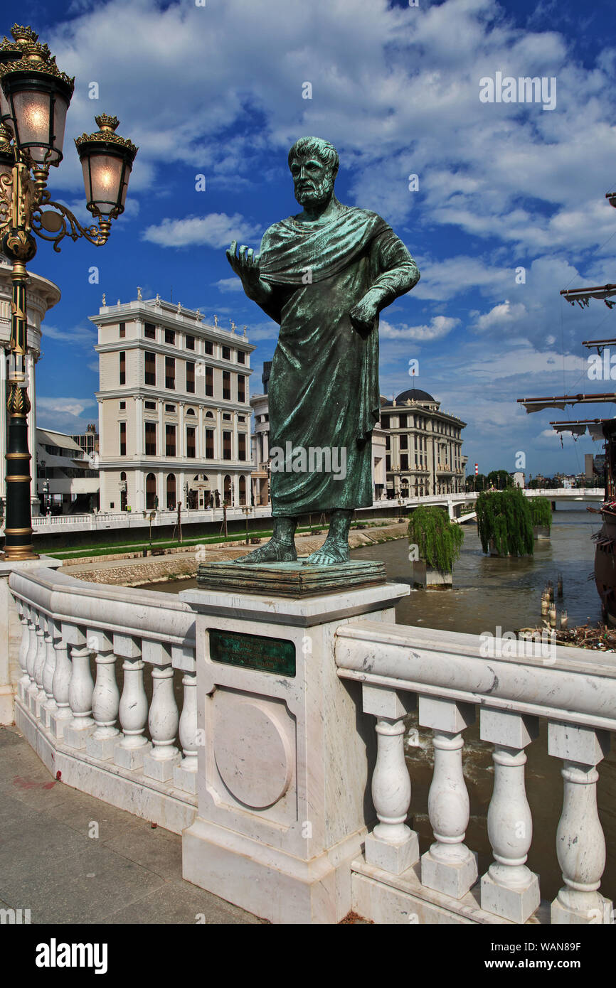 Skopje the capital of Macedonia, Balkans Stock Photo - Alamy