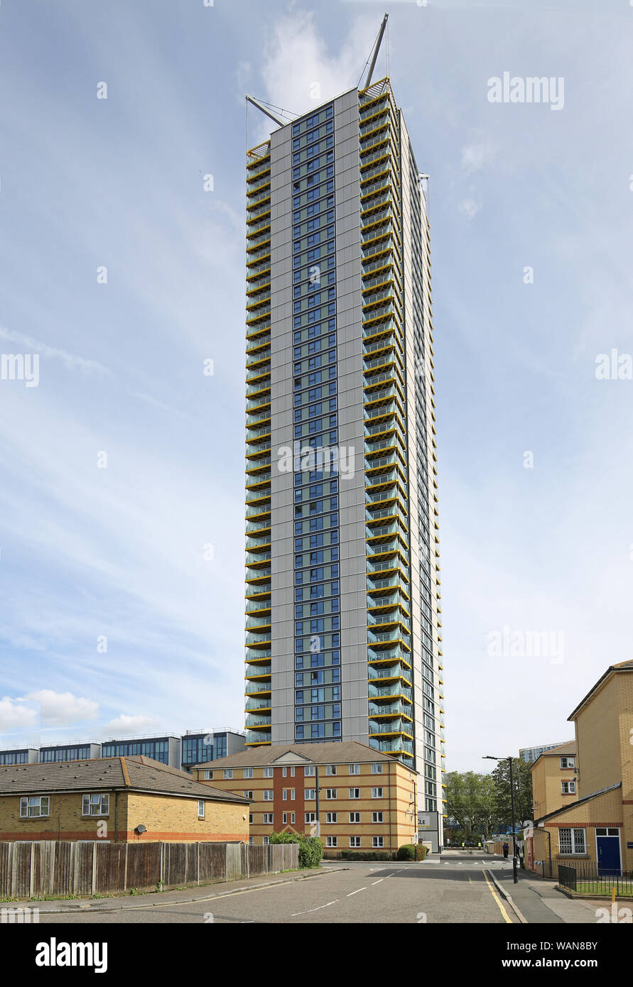 High Point, 46 storey, 142m residential tower at London's Elephant and ...