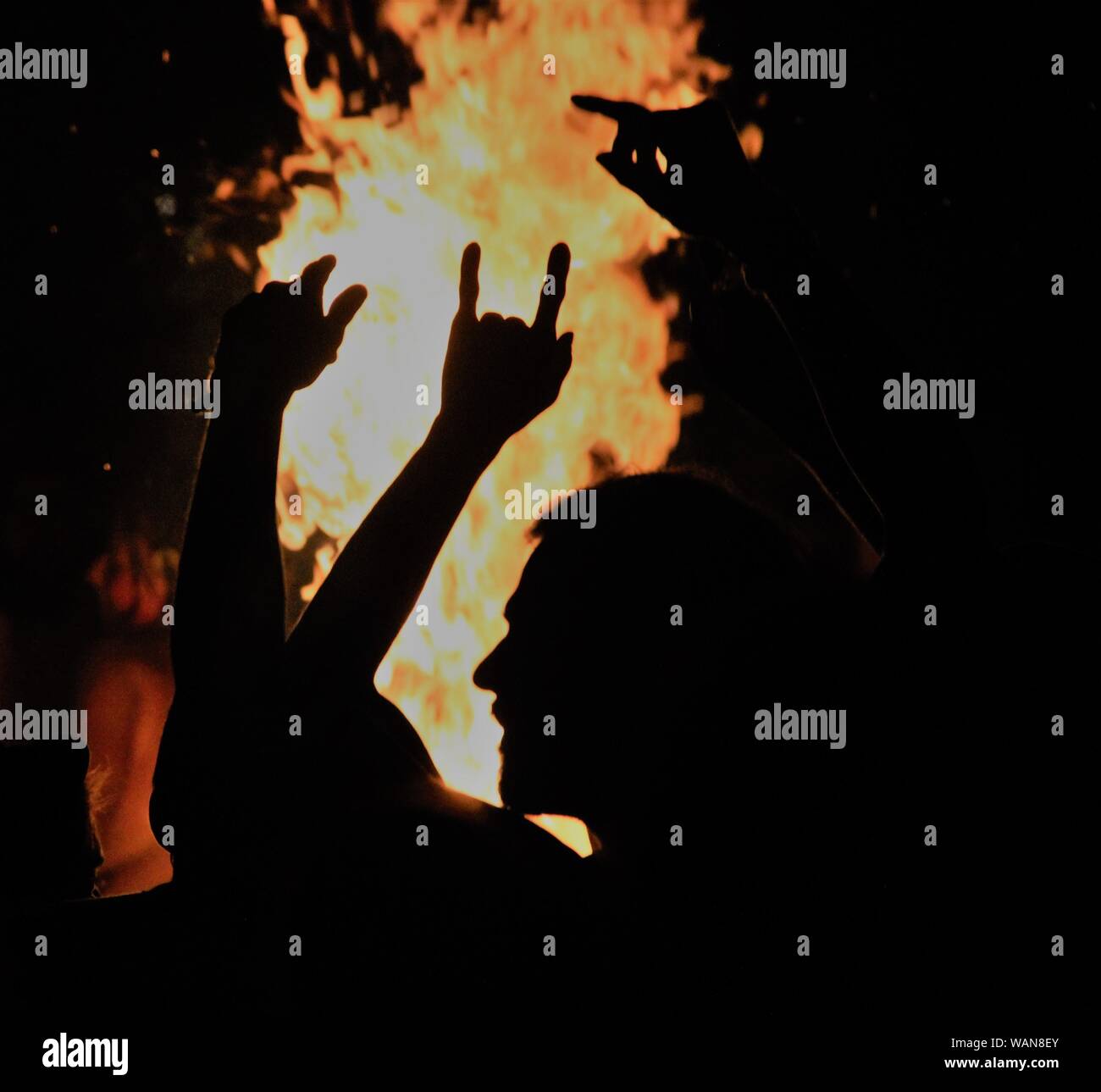 Festival Bonfire Dance High Resolution Stock Photography and Images - Alamy