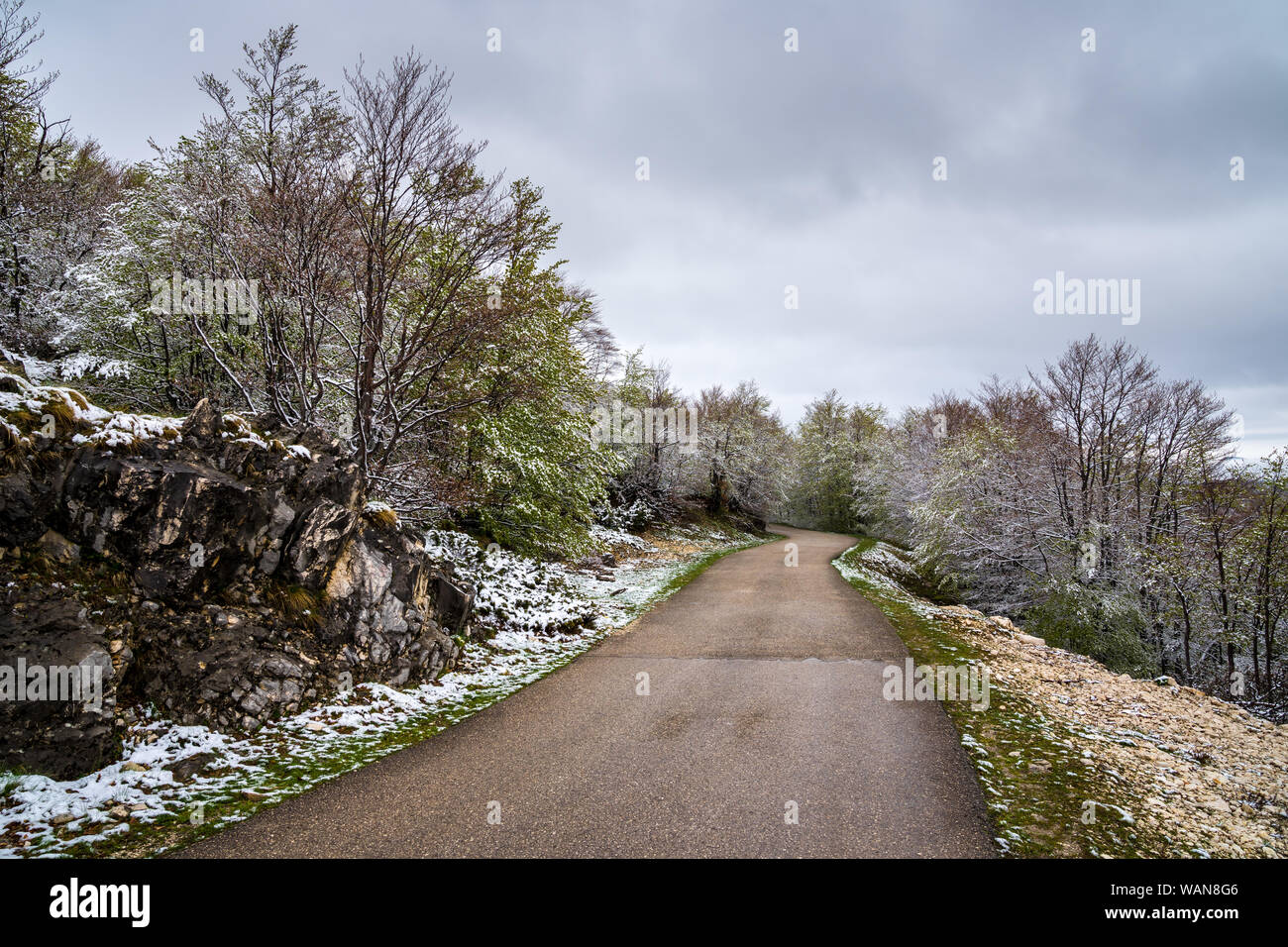 Montenegro, World famous spectacular sedlo pass route leading through ...
