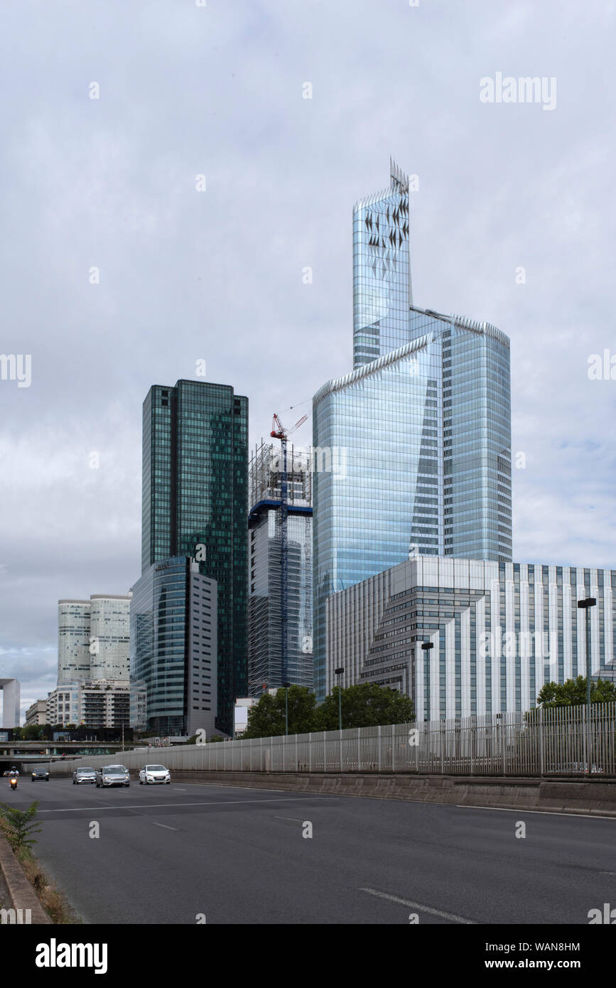 Modern office buildings in Paris Stock Photo - Alamy