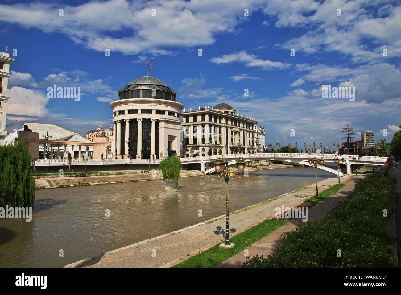 Skopje the capital of Macedonia, Balkans Stock Photo - Alamy