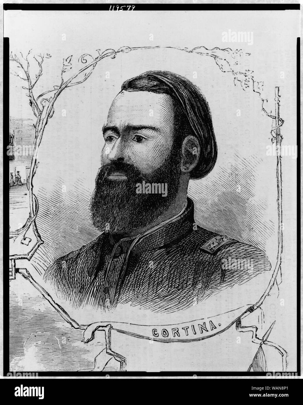 Cortina / from sketch by our special artist, C.E.H. Bonwill Stock Photo ...