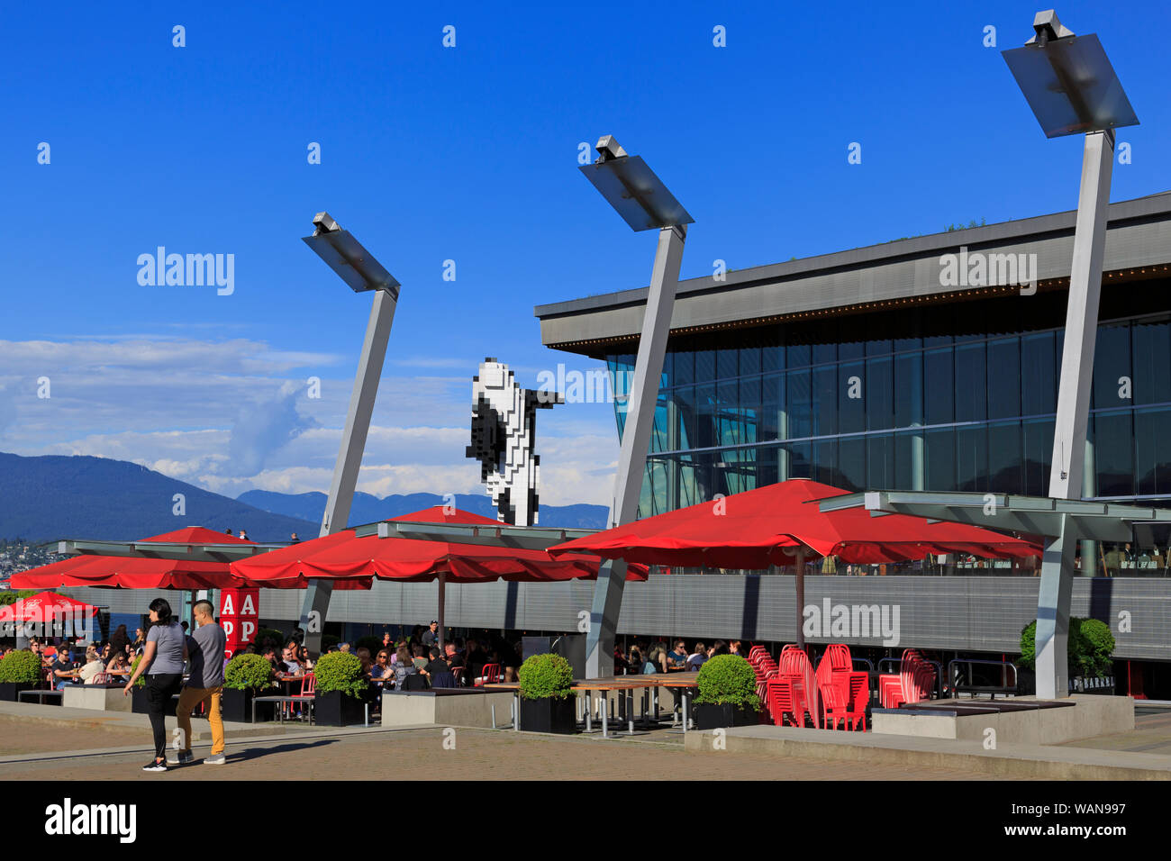 Digital orca sculpture jack poole plaza hi-res stock photography and ...