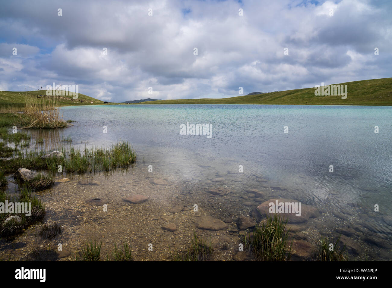 Montenegro, Beautiful untouched glacial lake called vrazje jezero ...