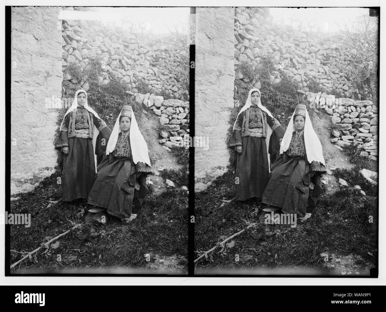 Costumes, characters, etc. Bethlehem women Stock Photo - Alamy