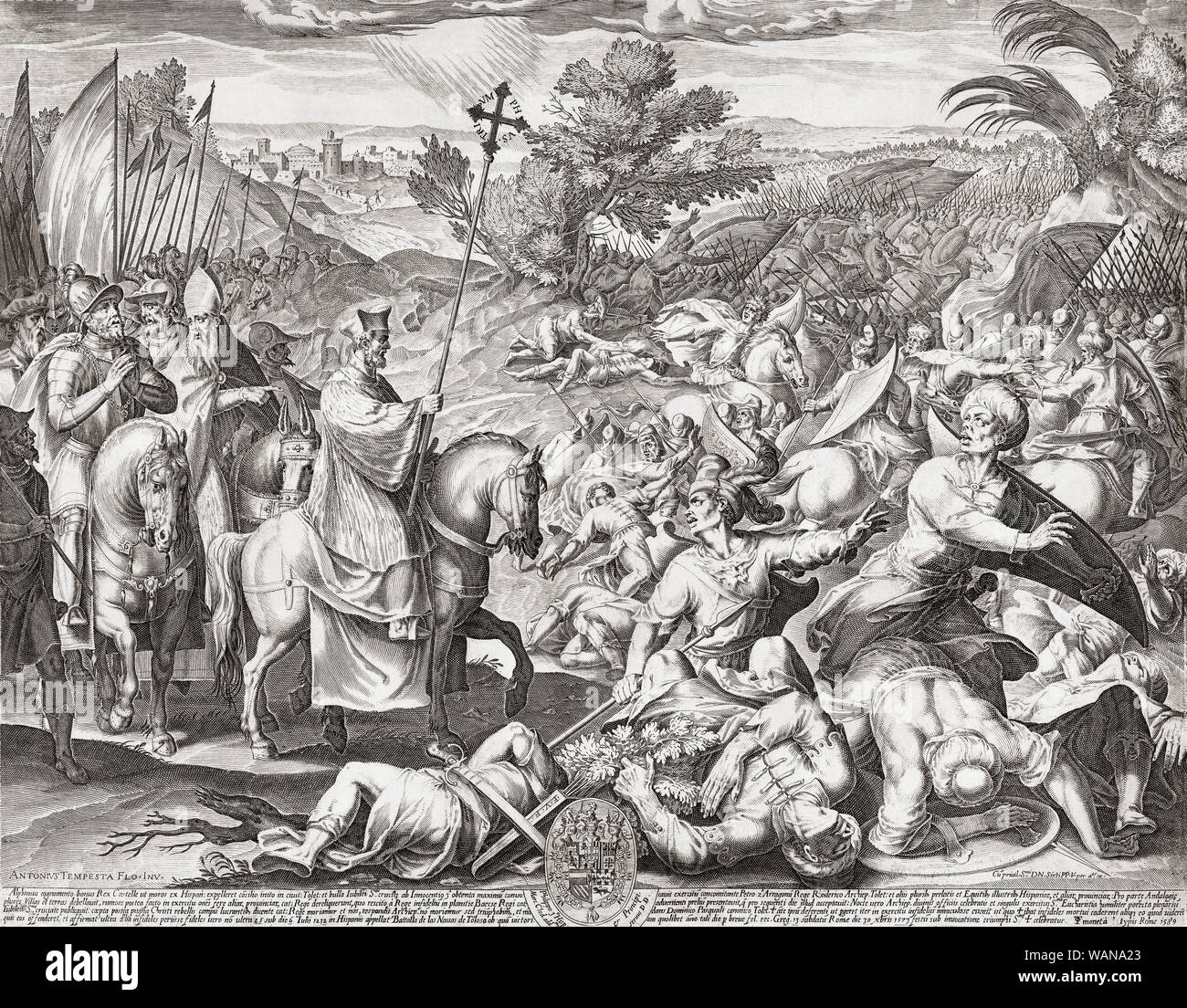 The Battle of Navas de Tolosa, Spain, 16 July, 1212 Stock Photo - Alamy