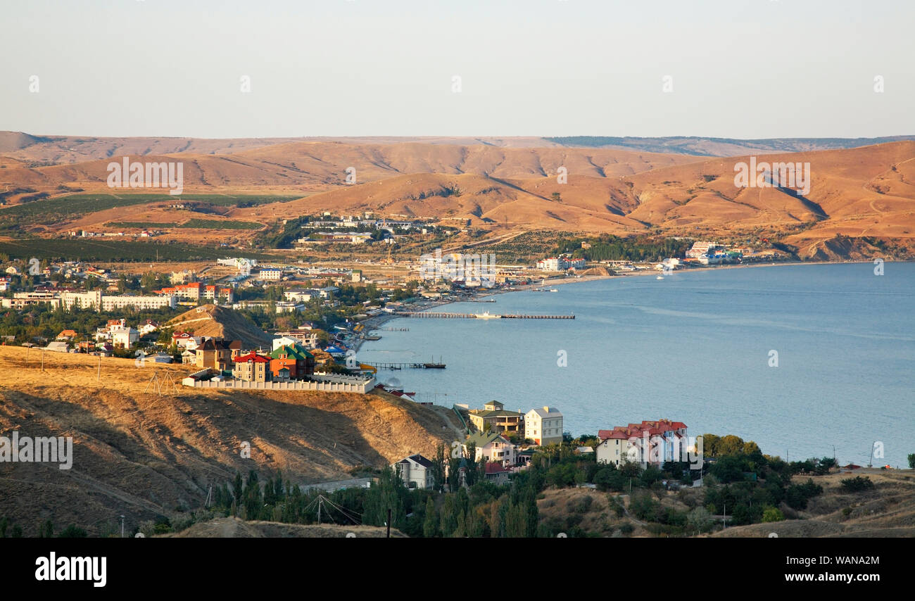 View of Koktebel. Ukraine Stock Photo - Alamy