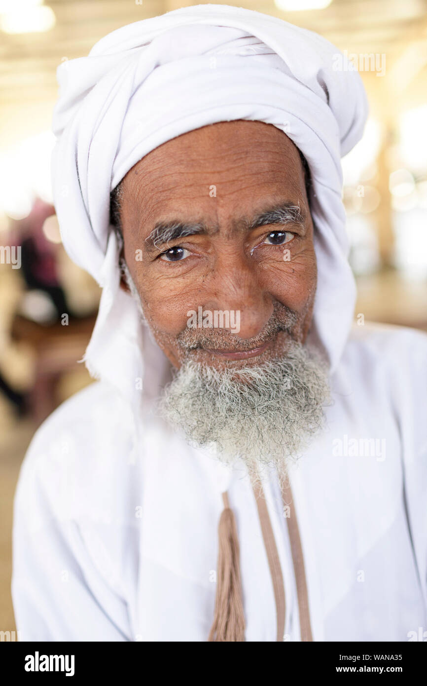 Portrait of a man with a beard and mustache in traditional clothes ...