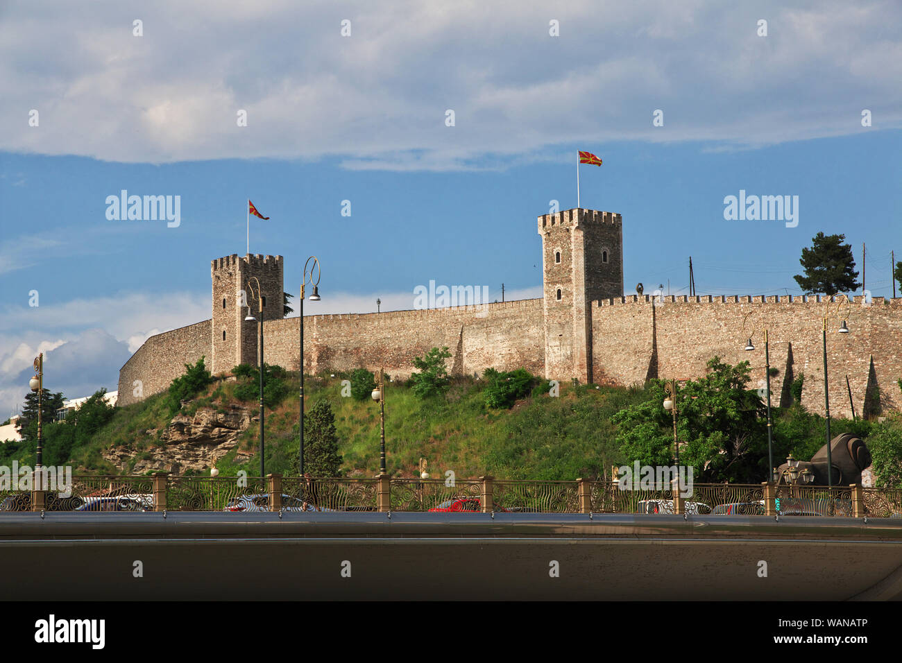 Skopje the capital of Macedonia, Balkans Stock Photo - Alamy