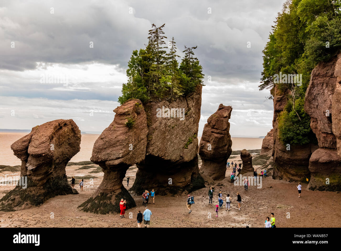 Hopewell Rocks New Brunswick Stock Photo - Alamy