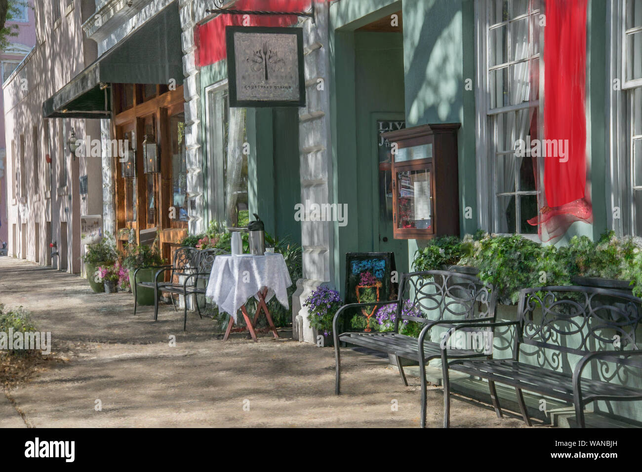 Charleston cafe hi-res stock photography and images - Alamy