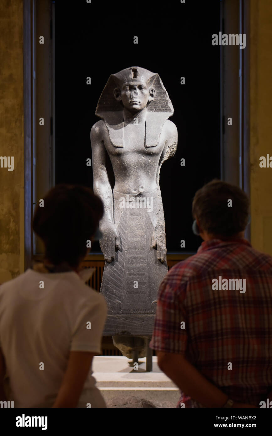 Berlin, Germany. 20th Aug, 2019. Visitors admire an artefact as they ...