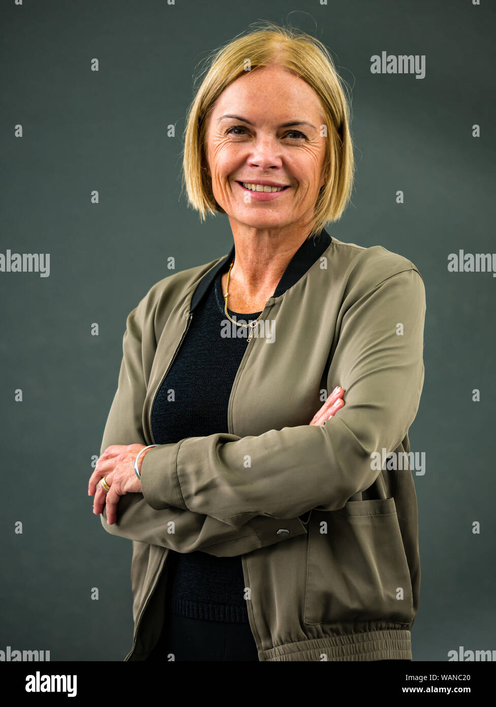 Edinburgh International Book Festival, Scotland, UK: Mariella Frostrup ...