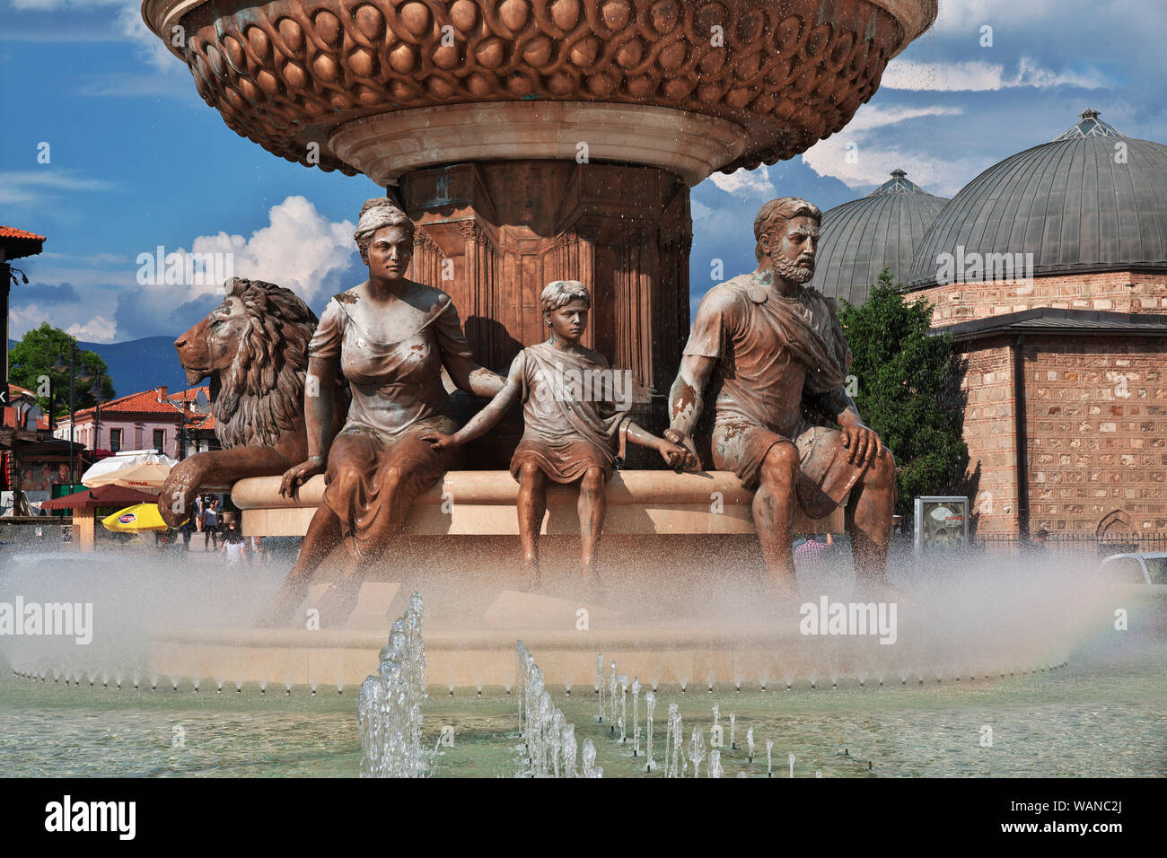 Skopje the capital of Macedonia, Balkans Stock Photo - Alamy