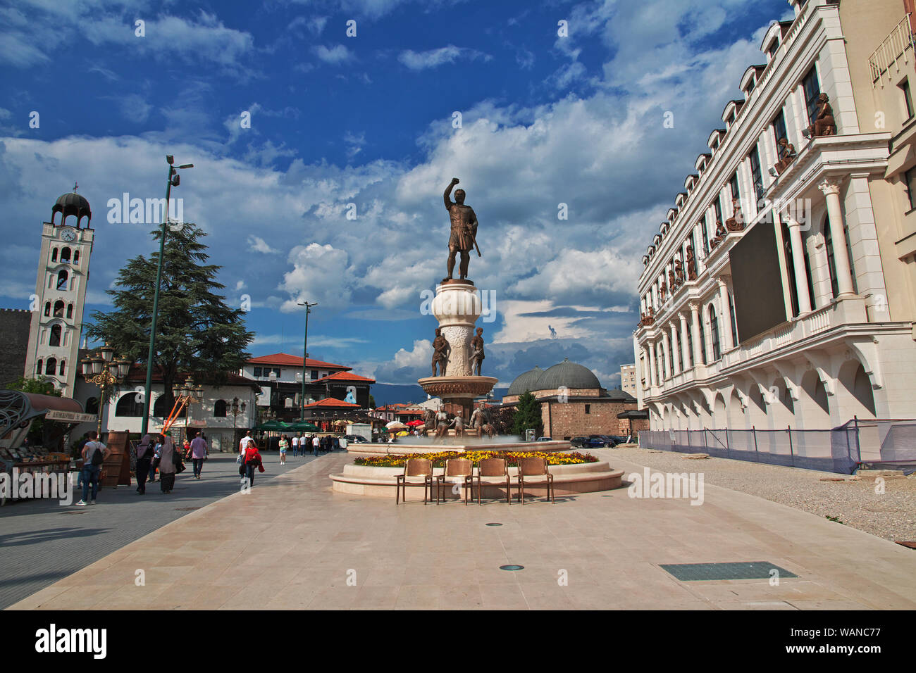 Skopje the capital of Macedonia, Balkans Stock Photo - Alamy