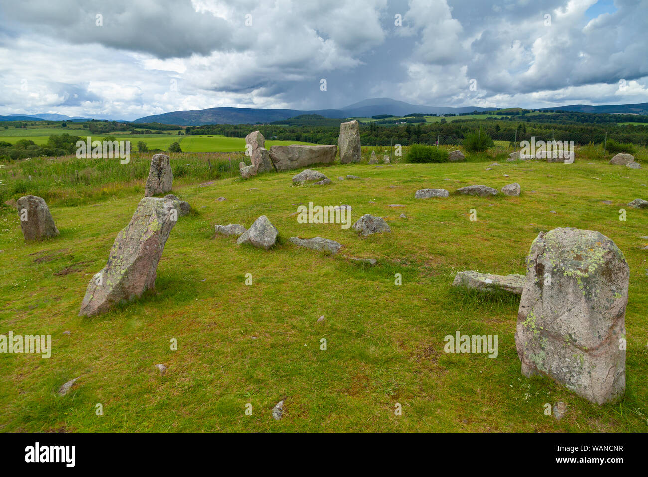 Strichen stone circle hi-res stock photography and images - Alamy