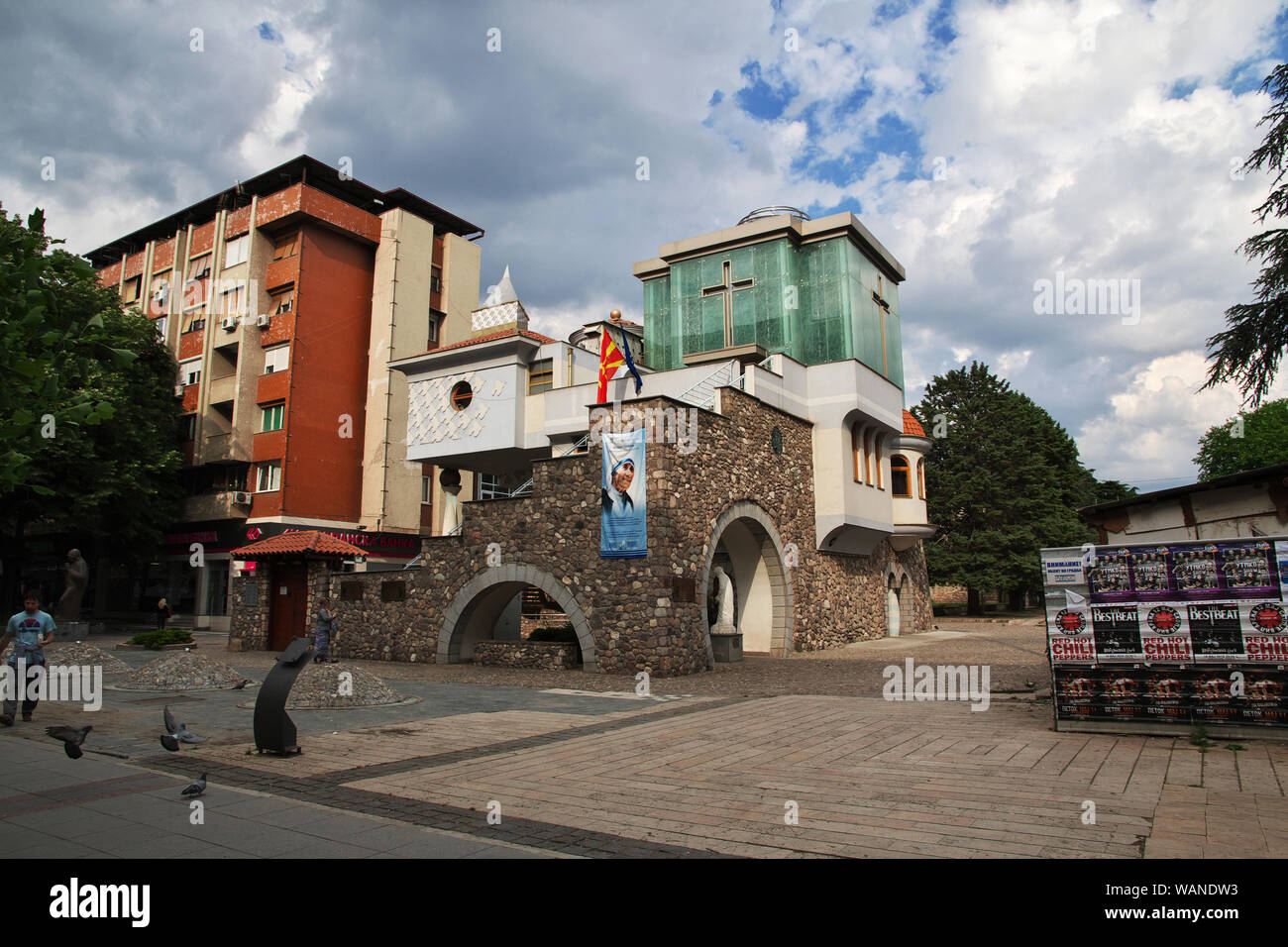 Skopje the capital of Macedonia, Balkans Stock Photo - Alamy