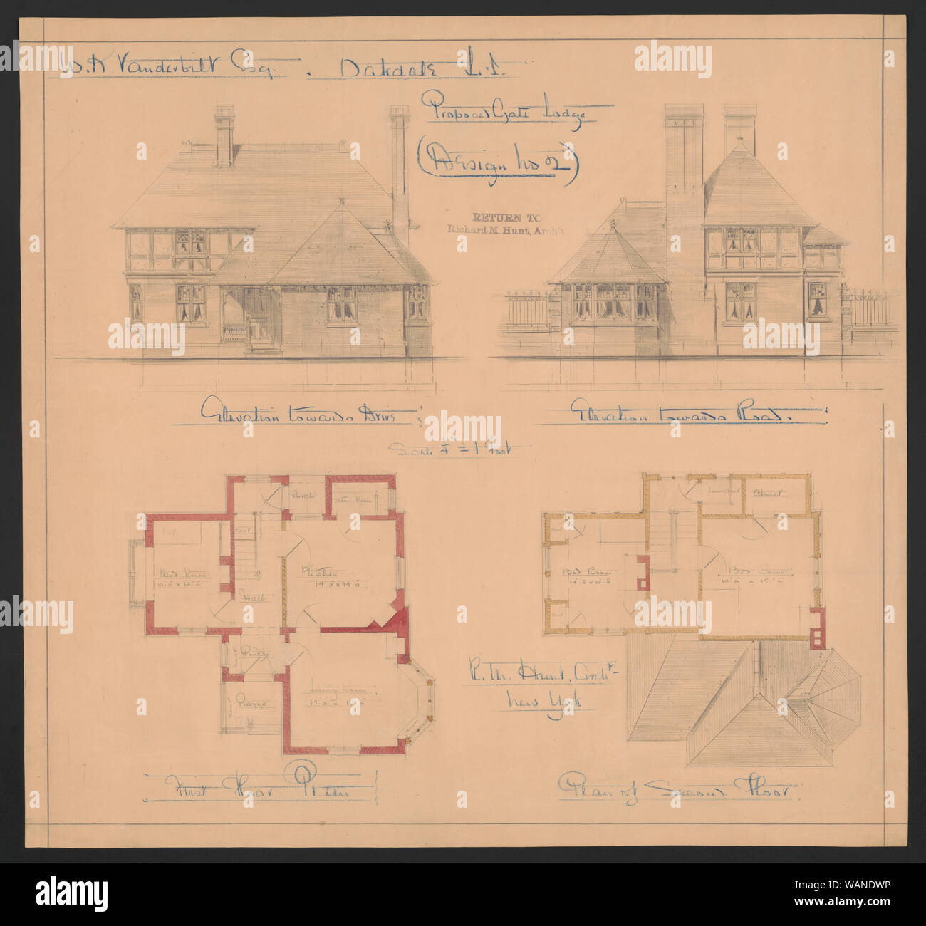 Country residence (Idle Hour) for William K. and Alva Vanderbilt ...