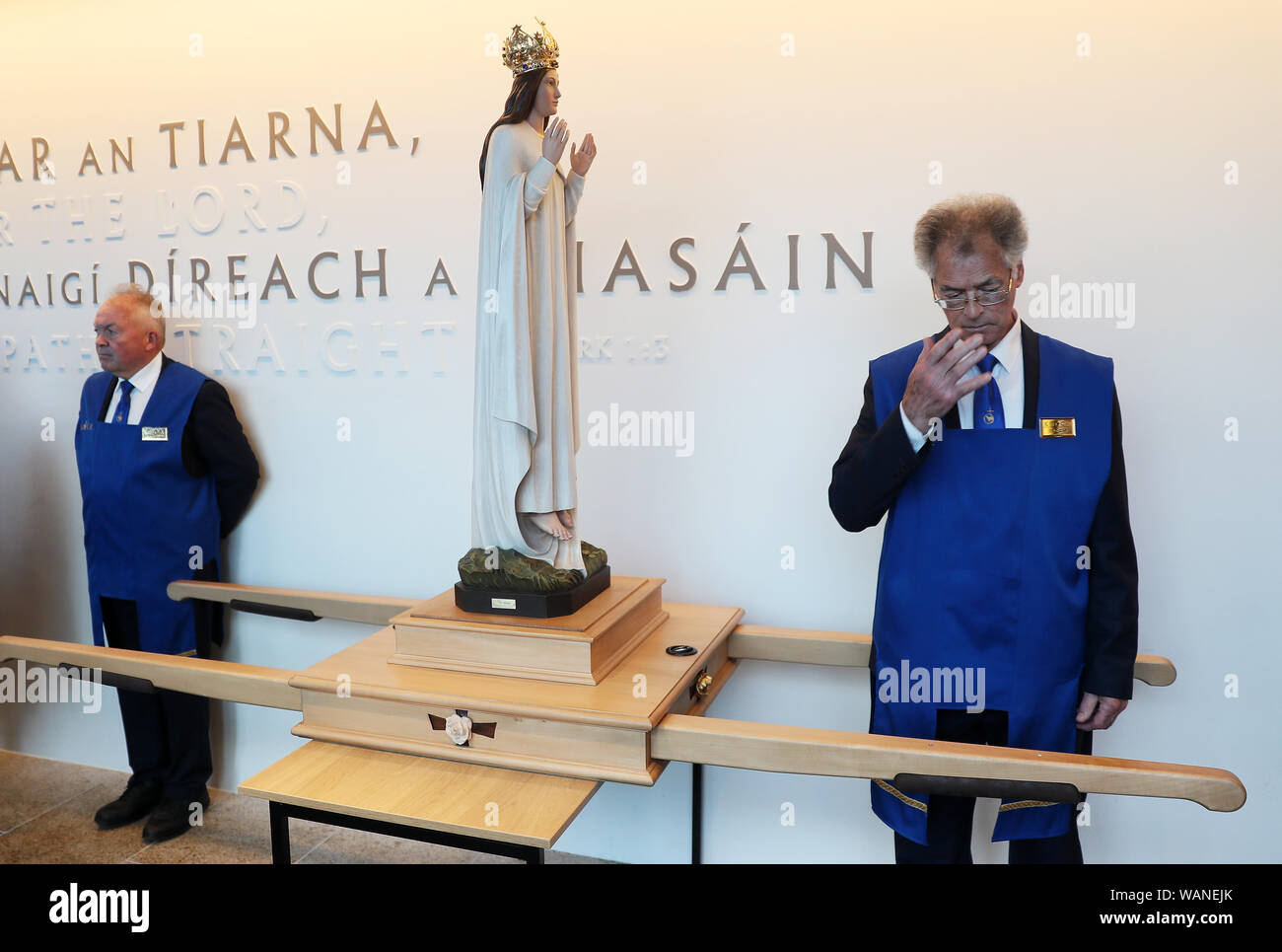 Members of 'Cairde Mhuire' with the new processional statue of Our Lady ...