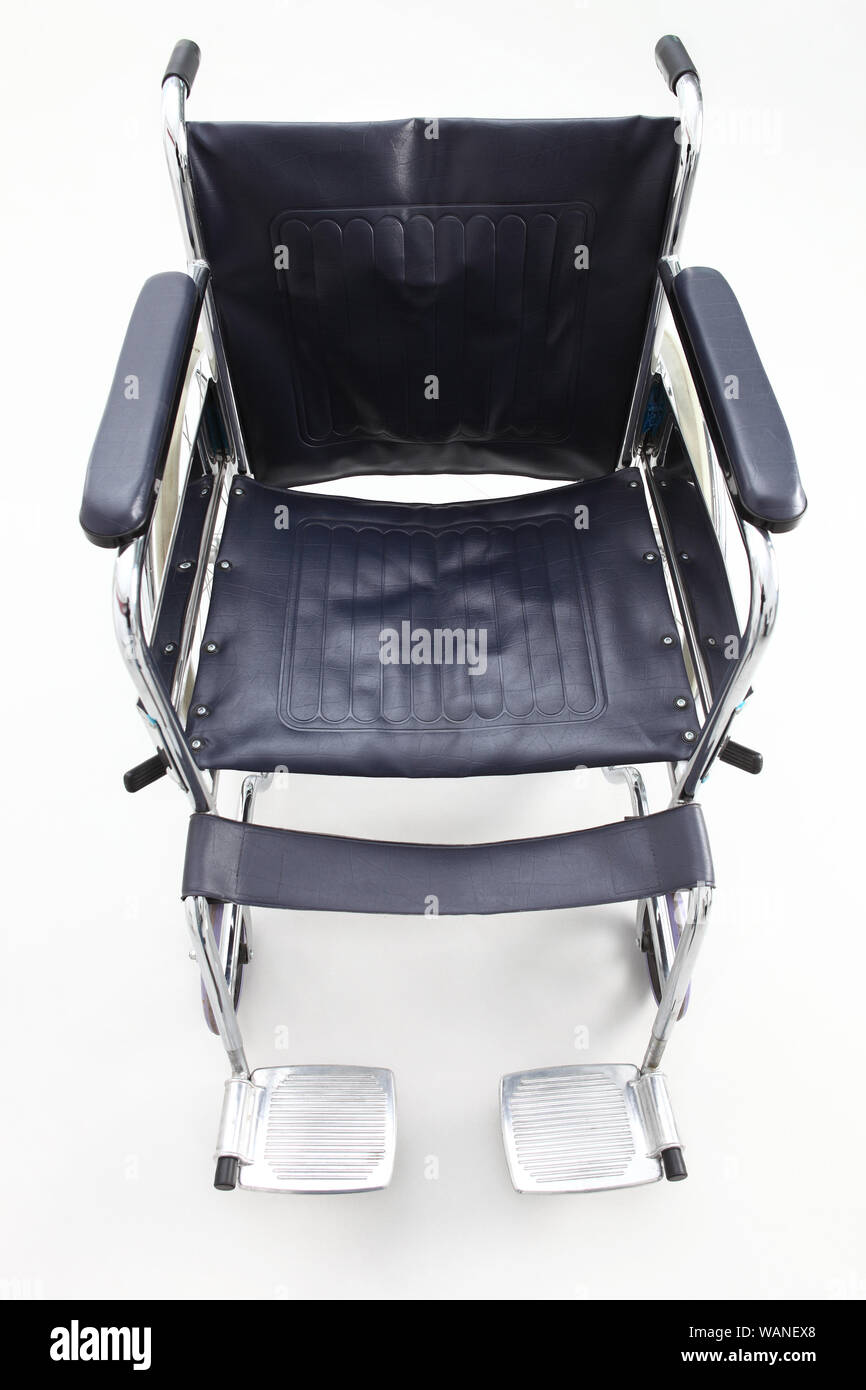 Wheelchair isolated on white background Stock Photo - Alamy