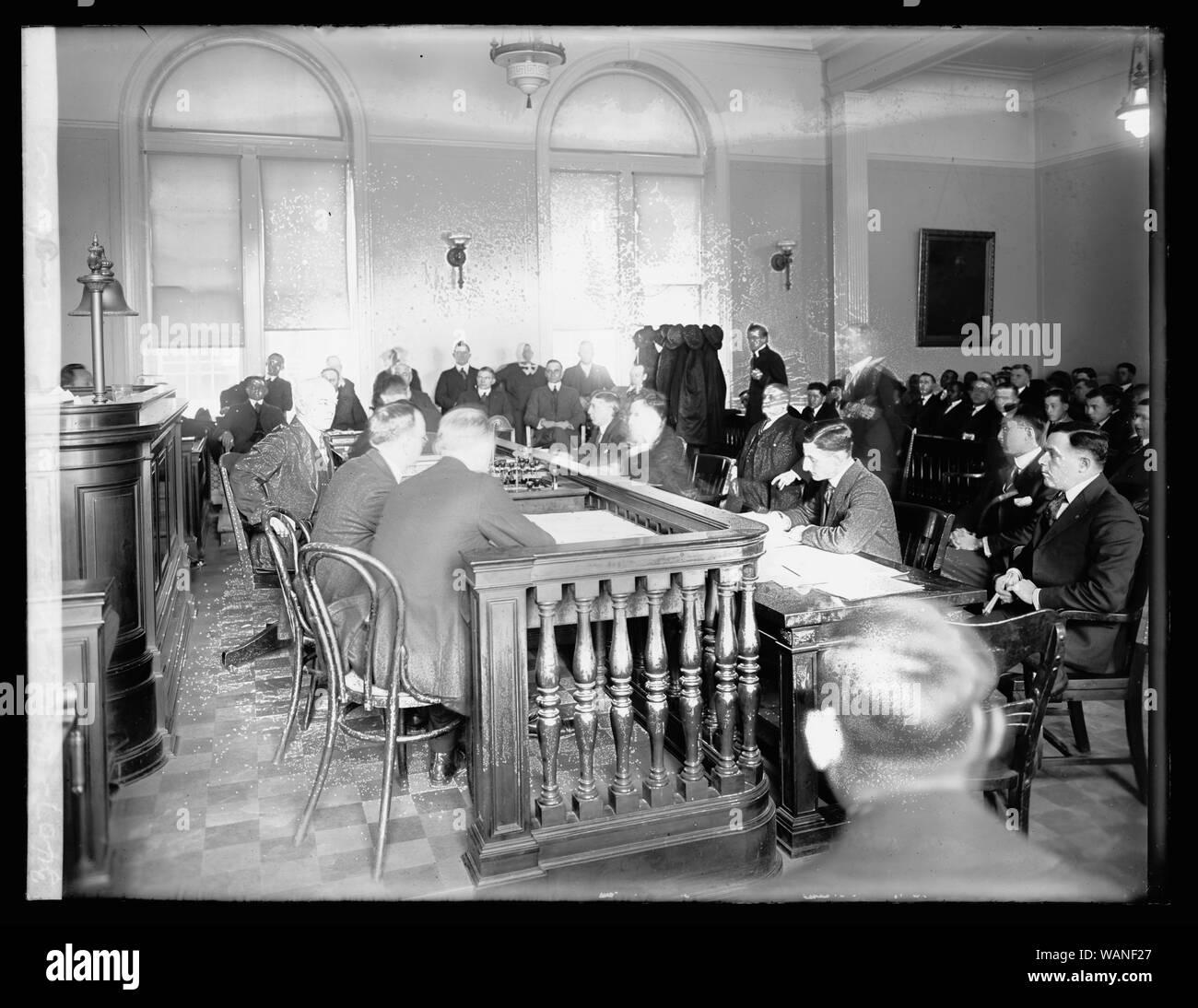 Court scene: trial Ziang Sum Wan Stock Photo - Alamy