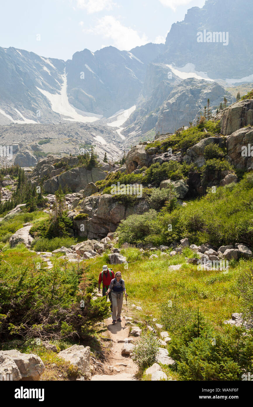 Loch vale trail hi-res stock photography and images - Alamy