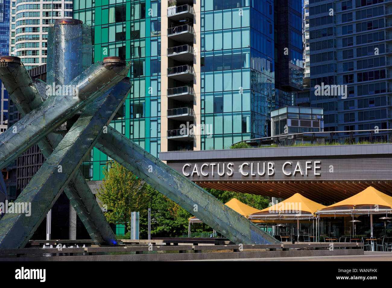Olympic Cauldron, Jack Poole Plaza, Convention Centre West, Vancouver ...