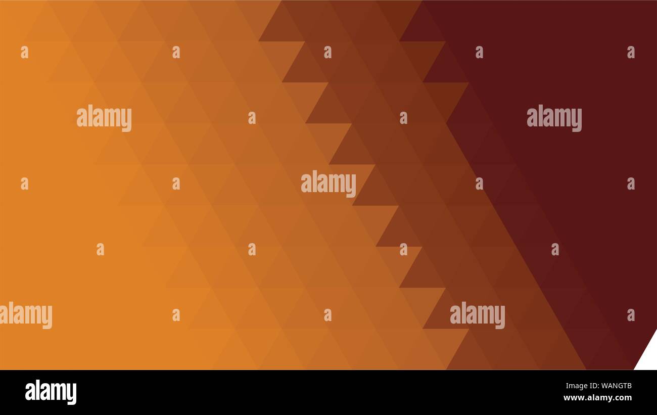 Orange triangular low poly, Mosaic pattern Background, Vector ...