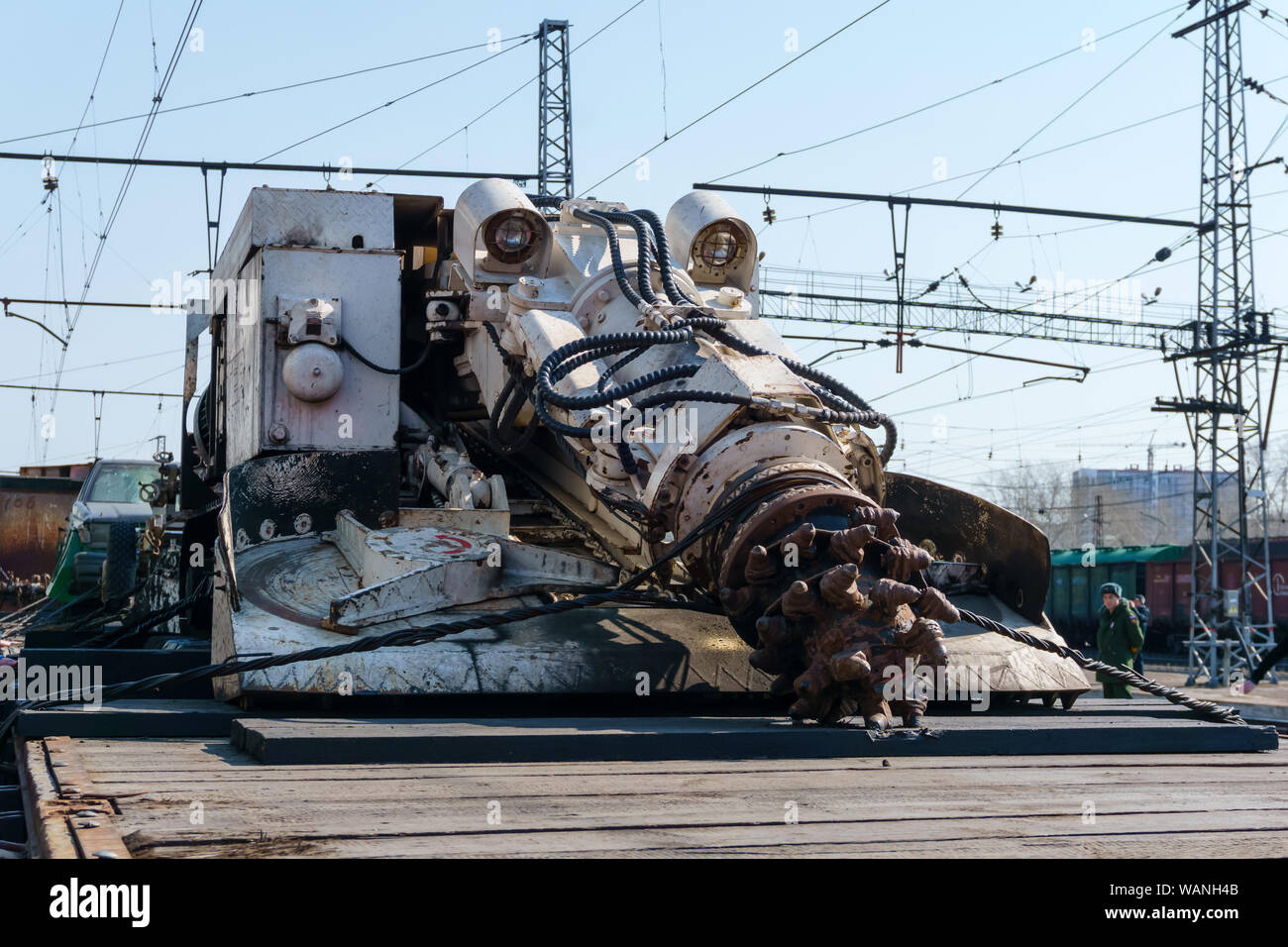 Tunnel boring machine drilling hi-res stock photography and images - Alamy