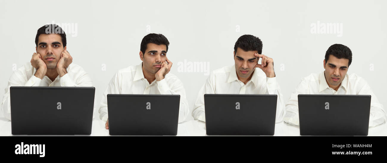 Thinking laptop hi-res stock photography and images - Alamy