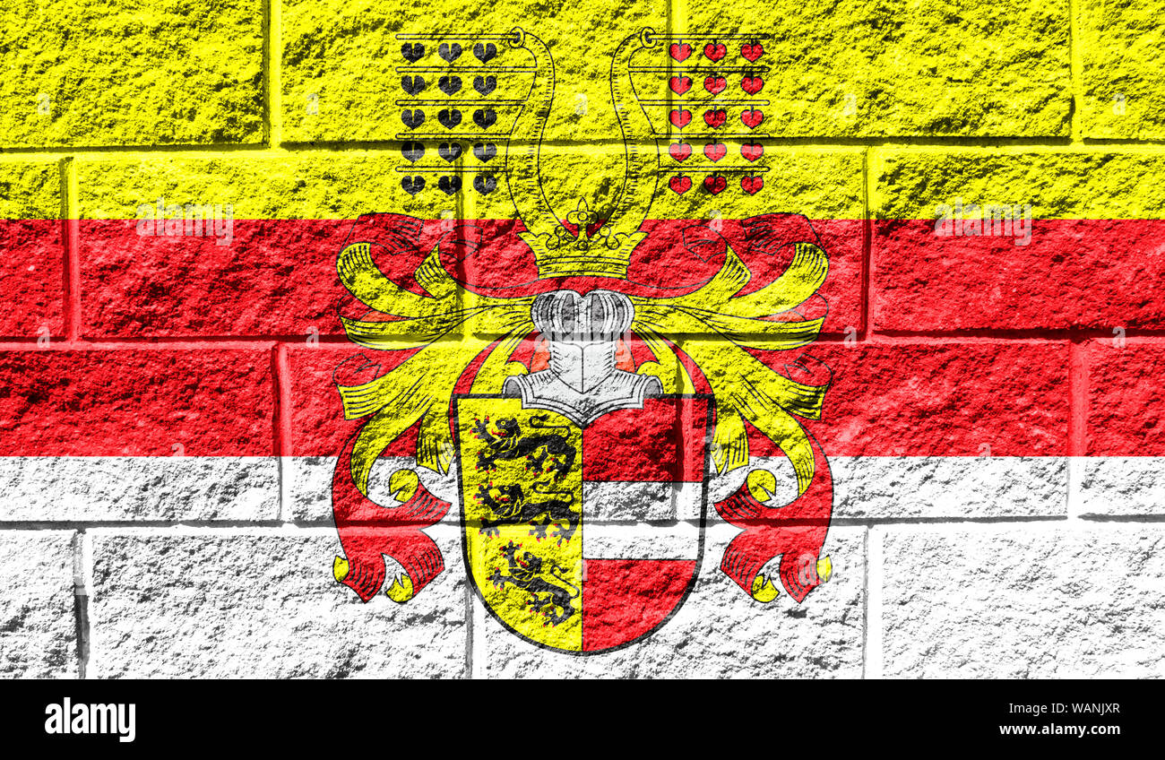 Flag of Carinthia close up painted on a cracked wall Stock Photo - Alamy