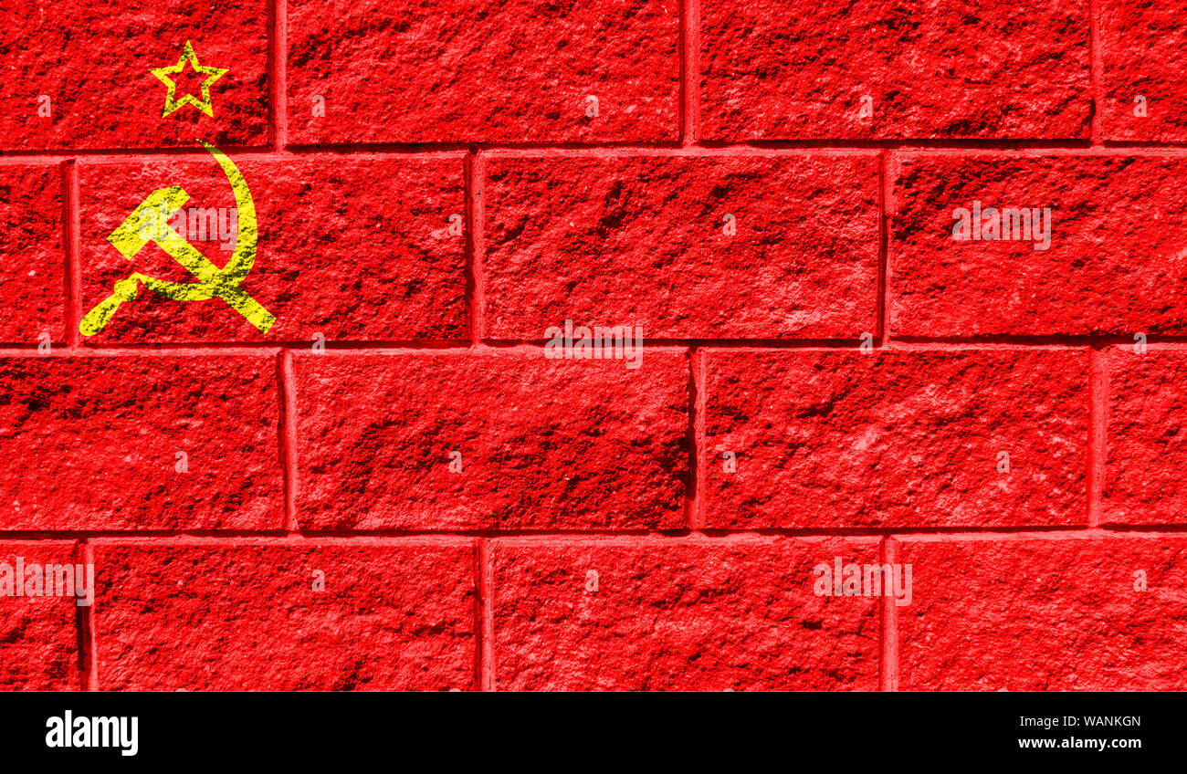 Usa flag on ussr hi-res stock photography and images - Alamy