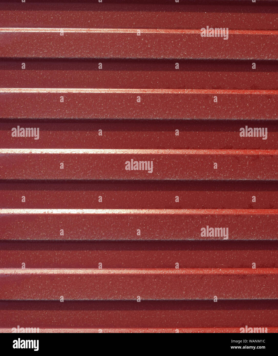 Diagonal pattern of metal profile. Fences from the galvanized iron ...