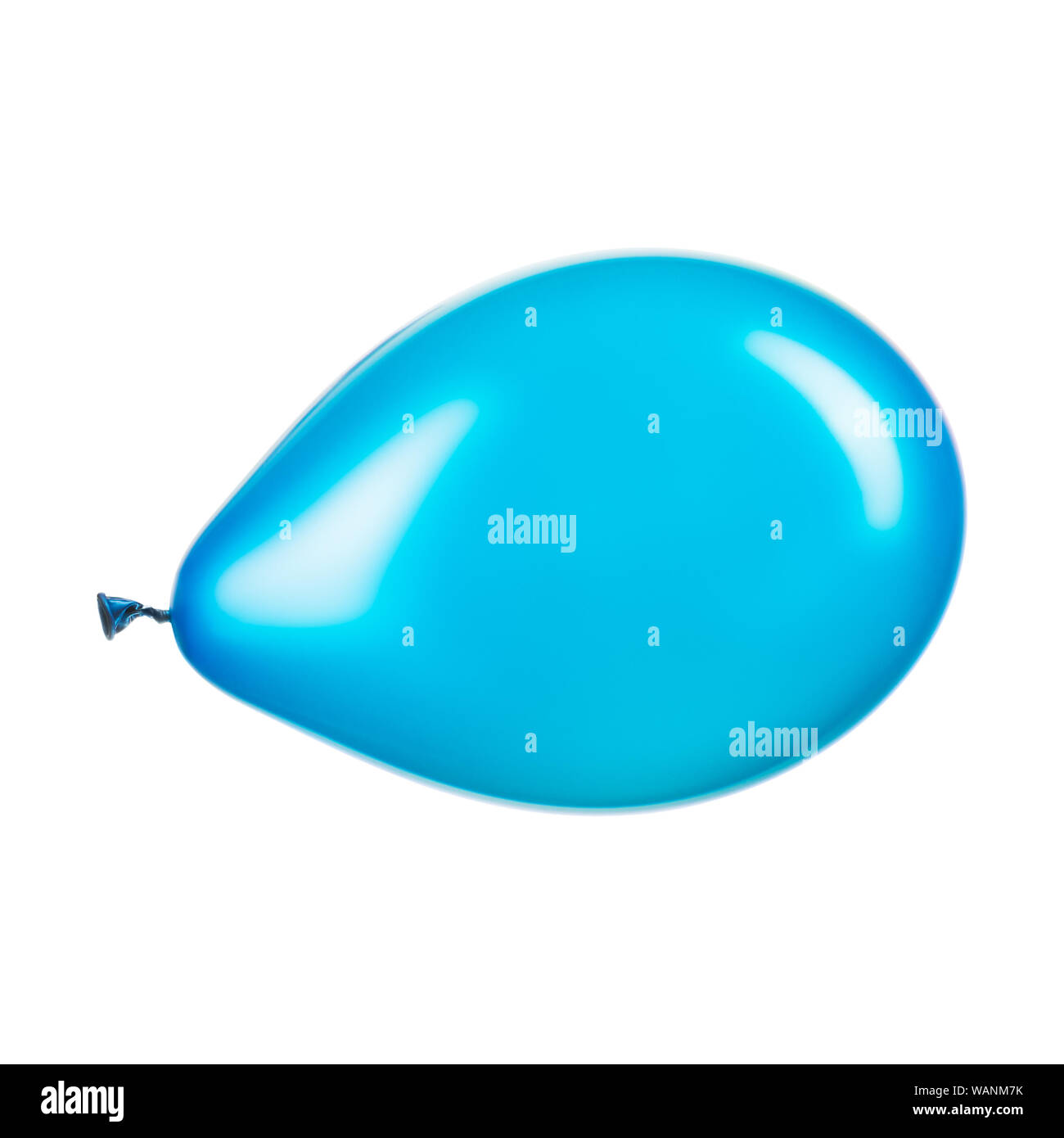 Single blue helium balloon, element of decorations Stock Photo - Alamy