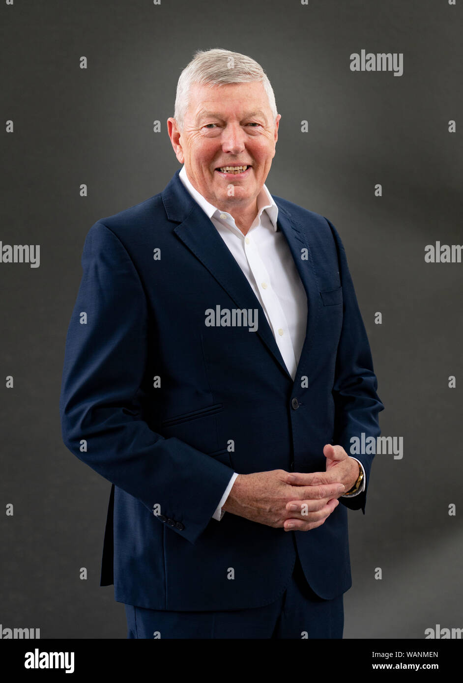 Edinburgh, Scotland, UK. 21 August 2019.Alan Johnson. The former Labour ...