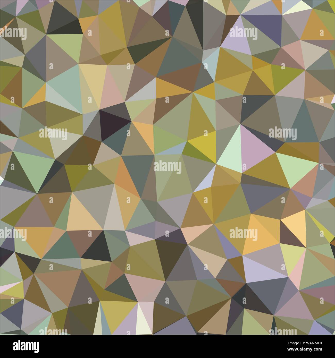 Gold, Triangular low poly, mosaic pattern background, Vector polygonal illustration graphic ...