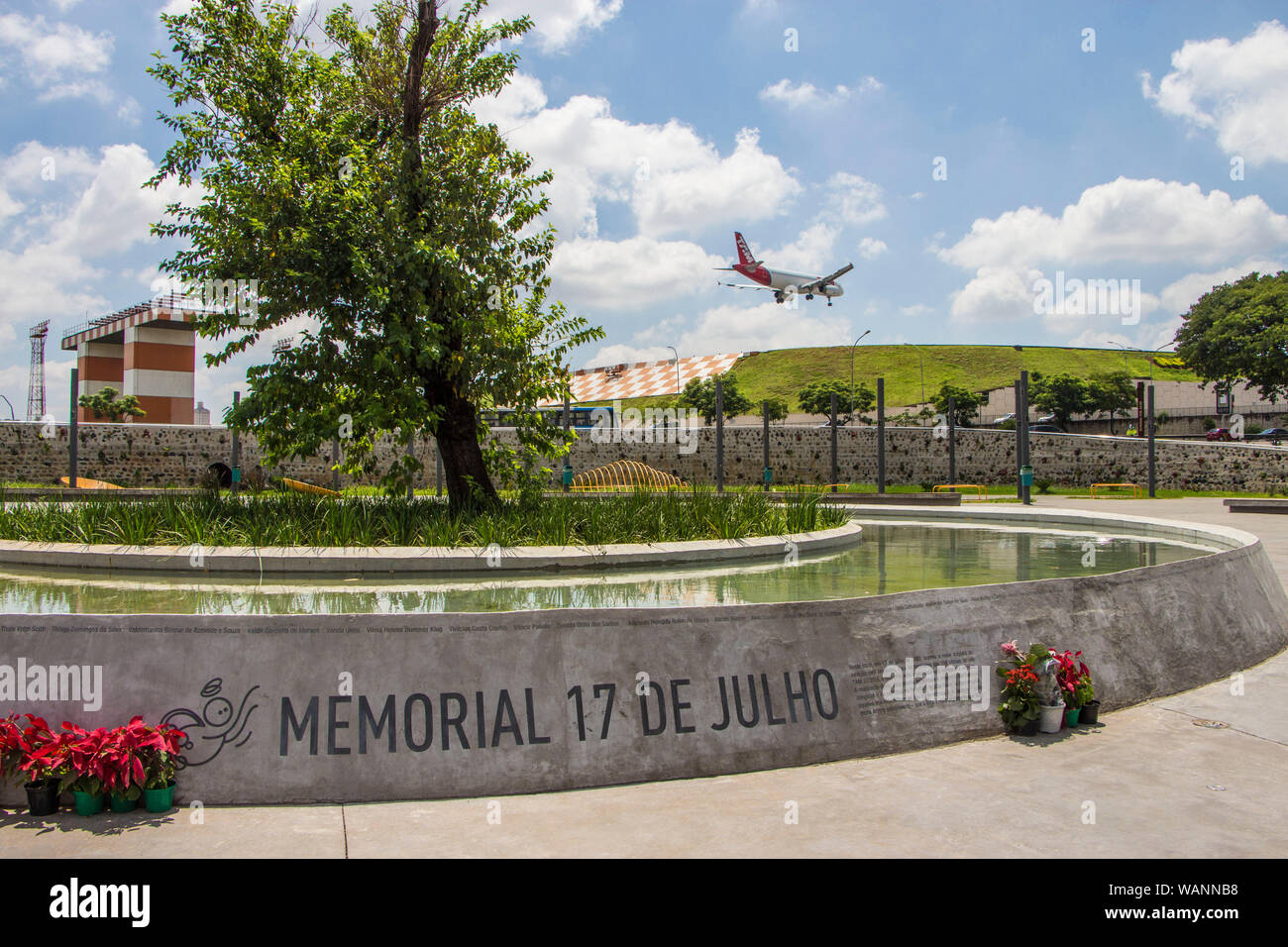 Memorial Square July 17 , TAM Flight 3054, Campo Belo, São Paulo ...