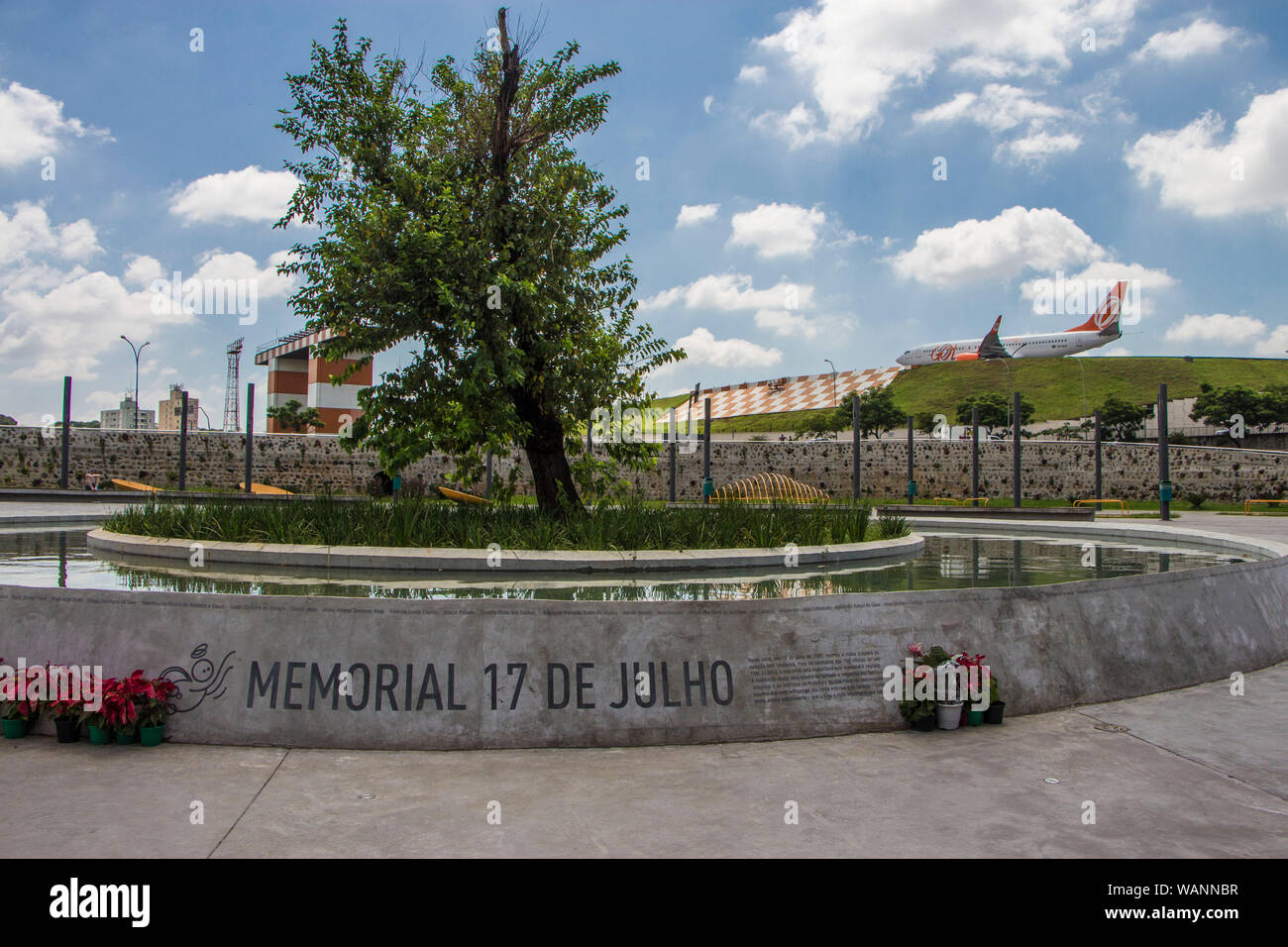 Memorial Square July 17 , TAM Flight 3054, Campo Belo, São Paulo ...