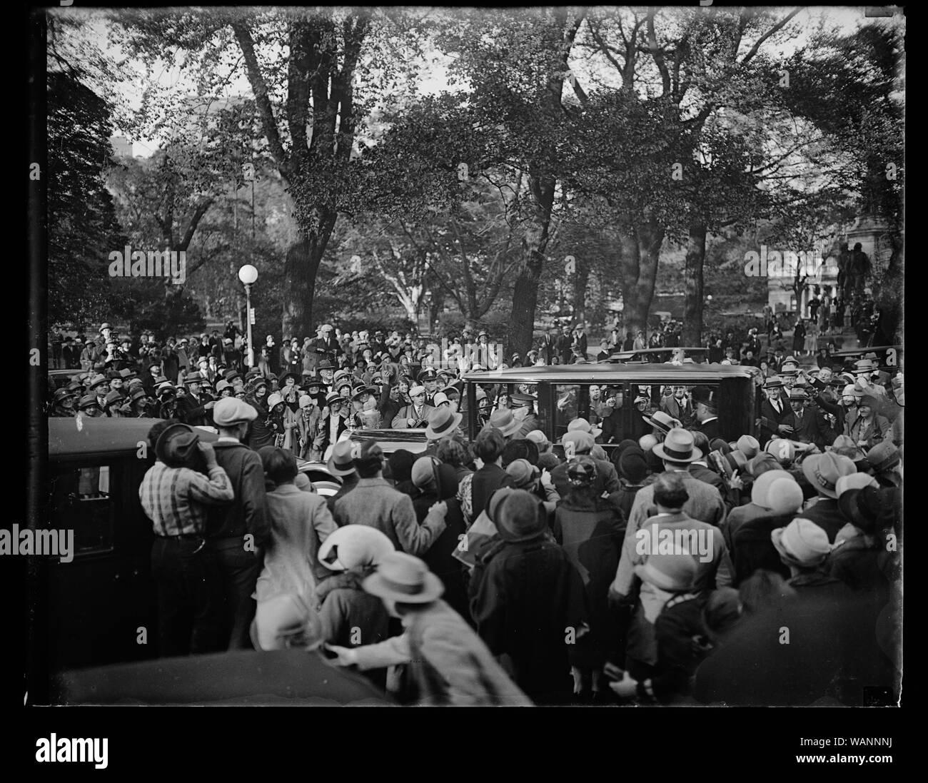 Crowd gates Black and White Stock Photos & Images - Alamy