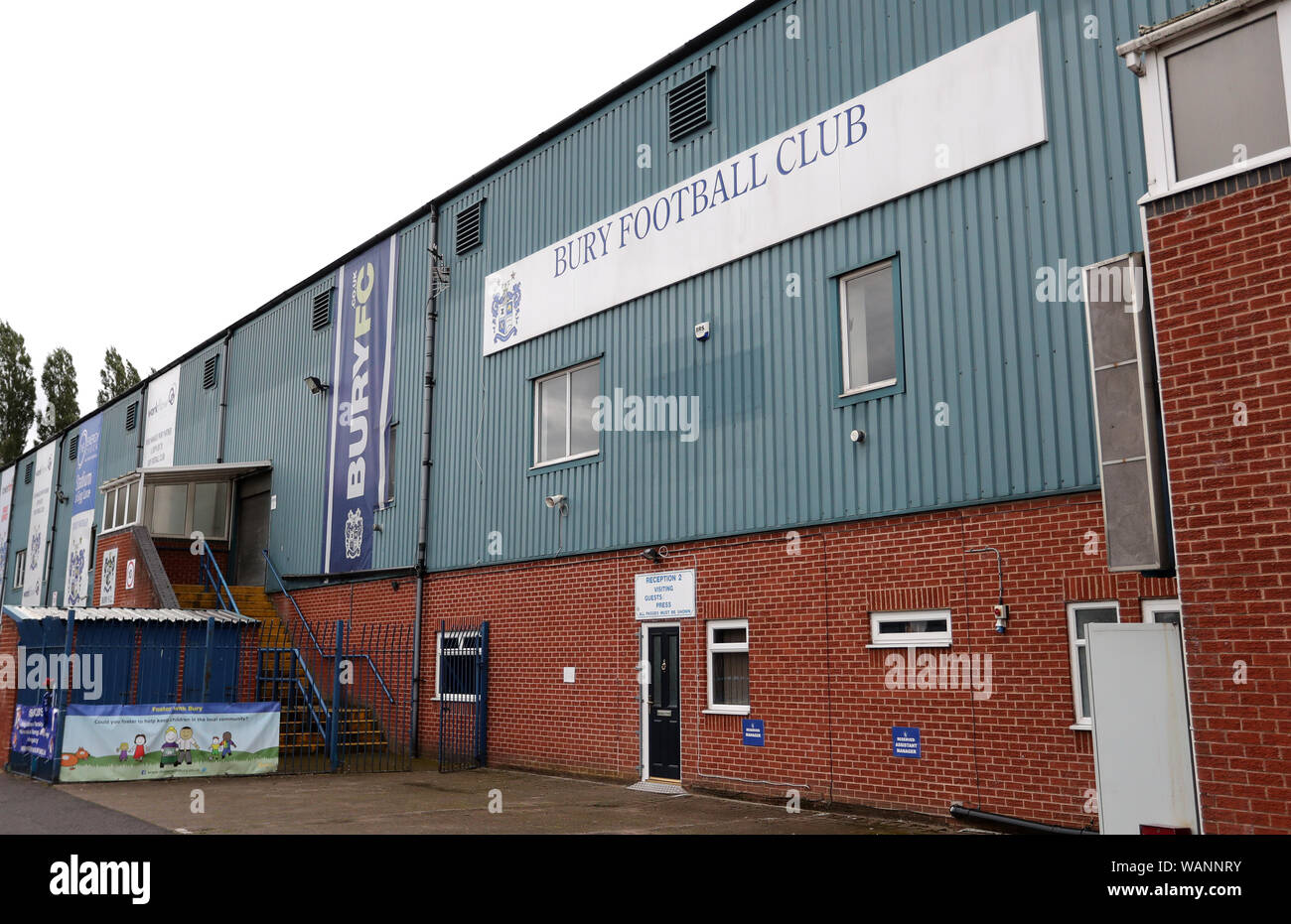 A general view of Gigg lane Stock Photo - Alamy